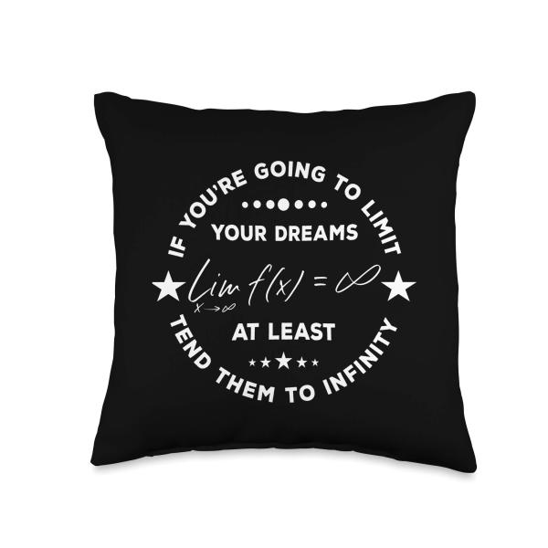 ・Funny Math Motivational Math Formula Quotes, if you're want to limit your dreams at least tend them to infinity, this f...