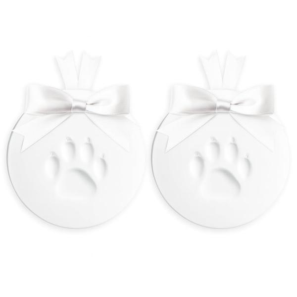・2-Pack Pawprint Ornament Kit: Celebrate the holiday season with your furry best friend using the Reece Studio Holiday P...