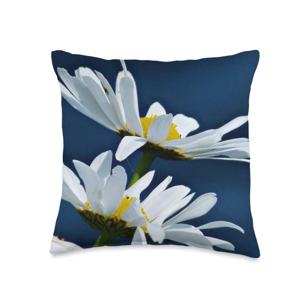 ・Nature Garden Flower Daisy Spring Summer Sunny Day Blue Sky・100% spun-polyester fabric・Double-sided print・Filled with 1...