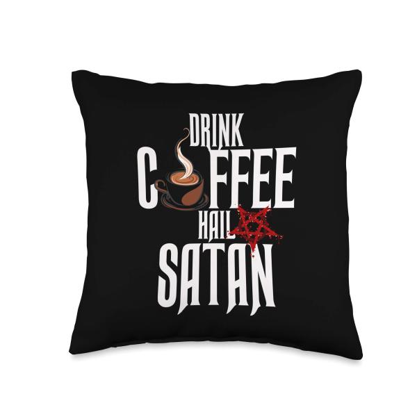 ・Are you looking for Occult tees and Occult meaning? Step into the darker side with our Occult Drink Coffee Hail Satan S...