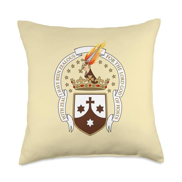 ・Religious Shield design.・100% spun-polyester fabric・Double-sided print・Filled with 100% polyester and sewn closed・Indiv...