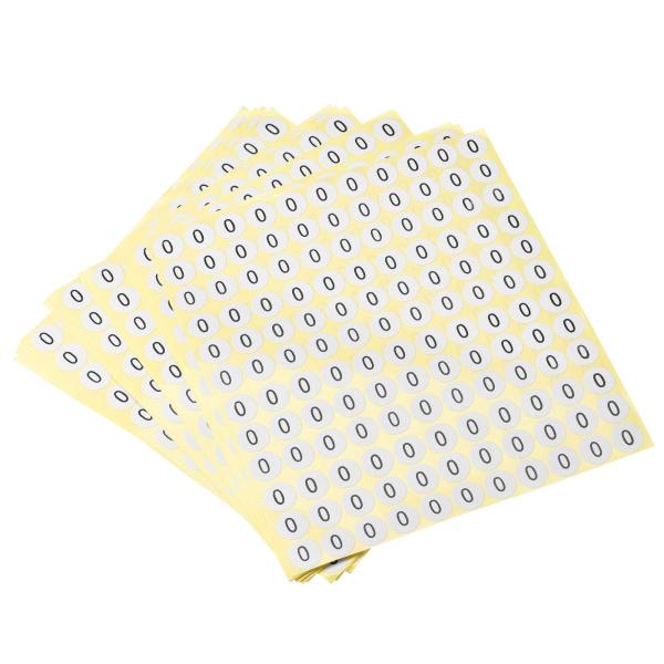 ・[Size] - 0.51 inch(13mm) in diameter, black number and white background.・[Feature] - Self-adhesive number stickers are ...
