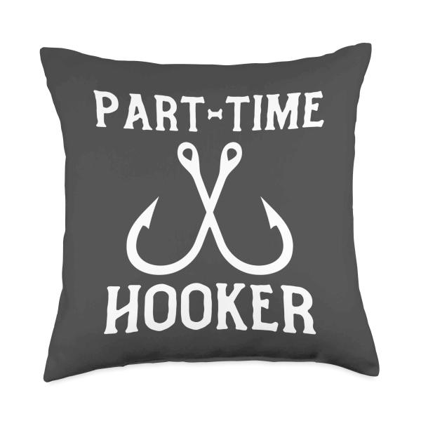 ・Part-Time Hooker Funny Fishing Lover Sarcastic Gift for Dad 2021 Fathers Day Shirt・100% spun-polyester fabric・Double-si...