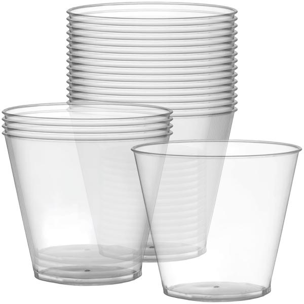 ・ELEGANT DESIGN: Our Premium Crystal Clear Party Cups are perfect for dressing up your next party, wedding, or everyday ...