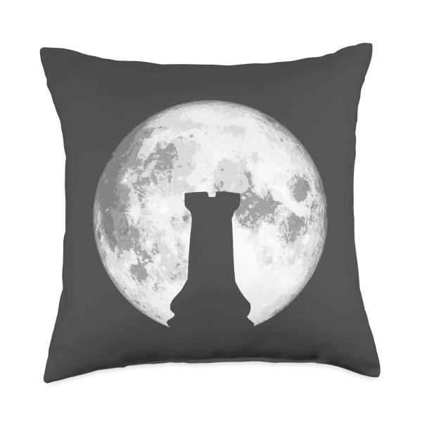 ・Rook Vintage Chess Piece ＆ Retro Eighties Moon 80s design. Cool for competitive chess players! Whether you love the kin...