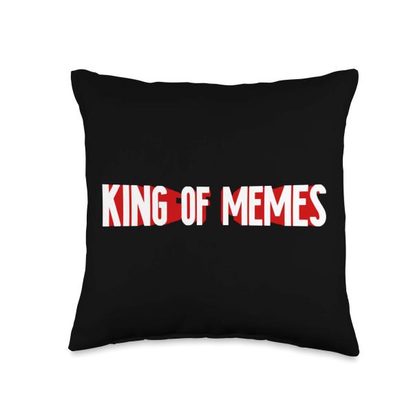 ・King Of Memes perfect meme king tee worthy of true meme lord! Ideal gift for memers, funny meme kings and queens, geeks...