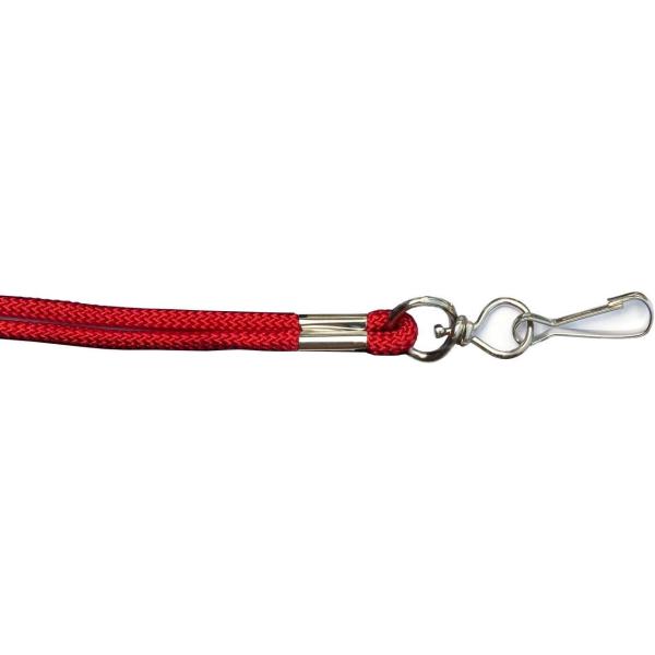 ・High-Quality - Our rope lanyard is 19" long made of soft nylon. The six warp thickness makes it thicker than a standard...