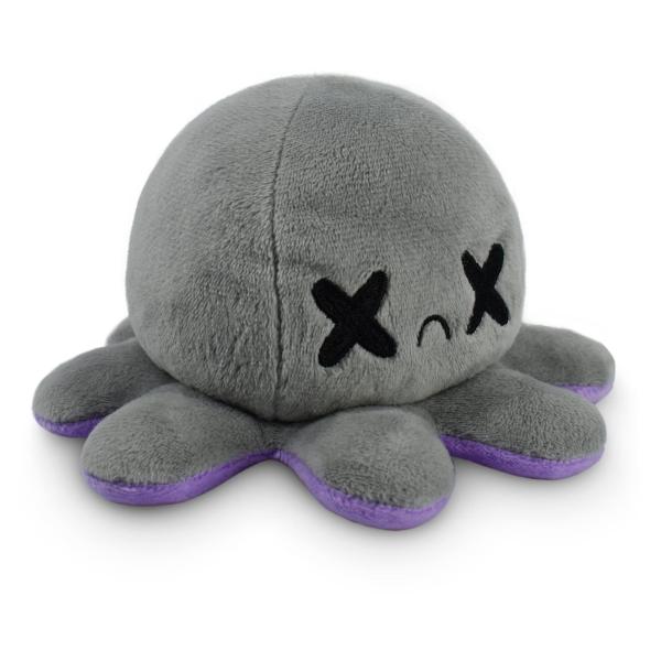 ・Compact Reversible Plushie: This 4-inch Octopus plush flips between two expressive sides for quick, playful mood change...