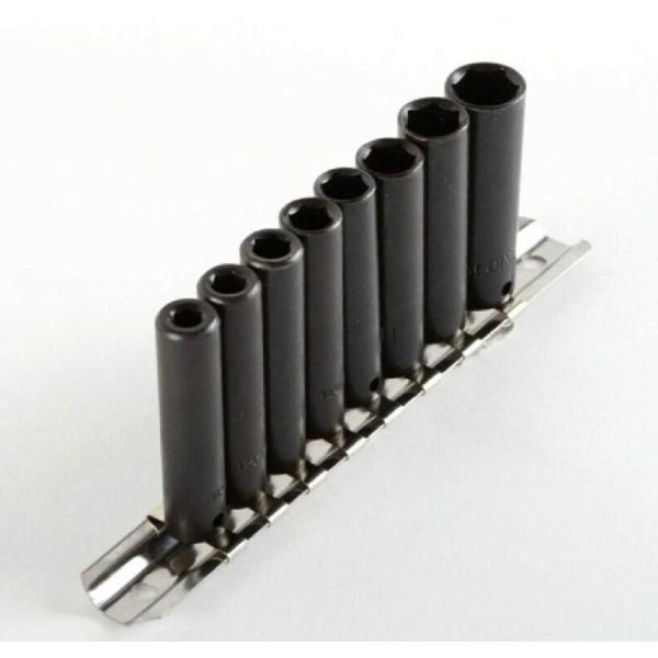 ・Condition : New・Type : Deep Impact Socket Set MM 1/4"・Specifications : 1).Drop Forged, Heat Treated Carbon Steel Socket...