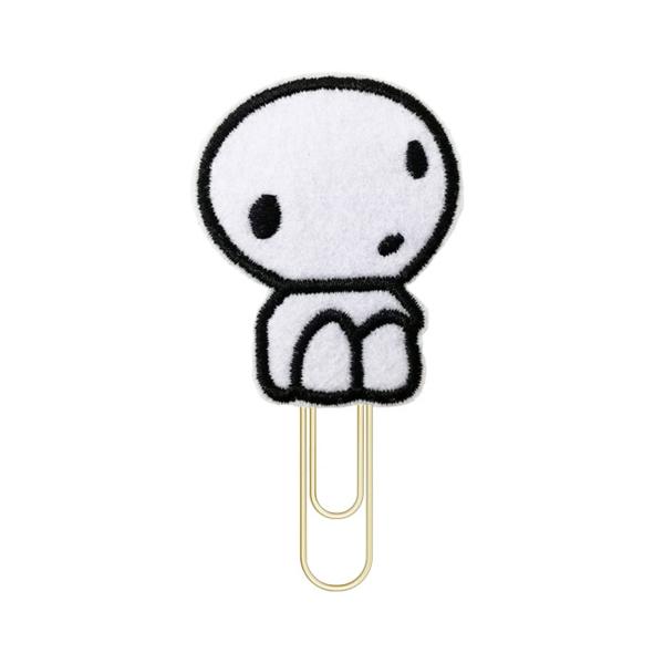 ・最初の画像と同じです。・サイズは2番目の写真に表示されています。・ユニークなデザイン。 上部のアップリケは刺繍されています。・丁寧に梱包されています。 再梱包することなく、ギフトとして直接送ることができます。・このキュートなペーパークリッ...