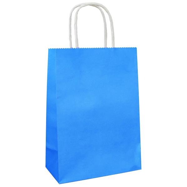 ・Package: 12 PCS light blue kraft paper gift bags, each bags measure 8.2 x 6 x 3.1 inch・Material: Light Blue gift bags p...
