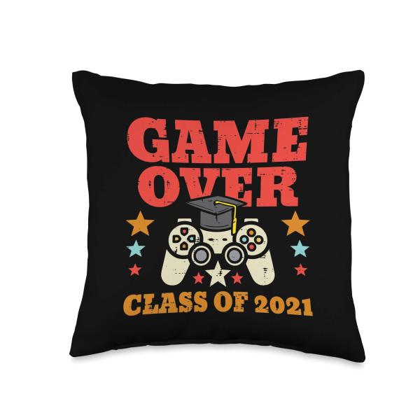 ・Grab this Game Over Class 2021 Game Controller throw pillow as a gift for your MBA, College Student, High School Senior...