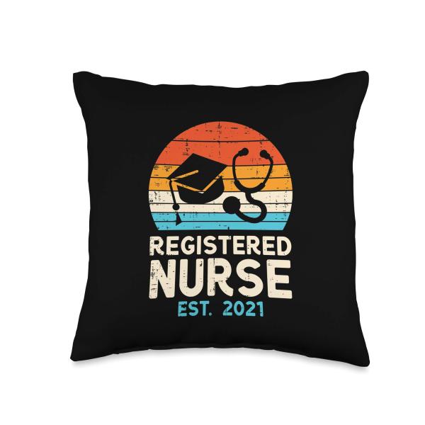 ・Grab this Registered Nurse Class Of 2021 RN throw pillow as a gift for your MBA, College Student, High School Senior da...