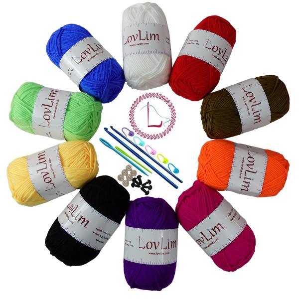 ・Premium soft cotton milk yarn - the best material for Amigurumi and crochet projects. Makes yarn creations clearer and ...