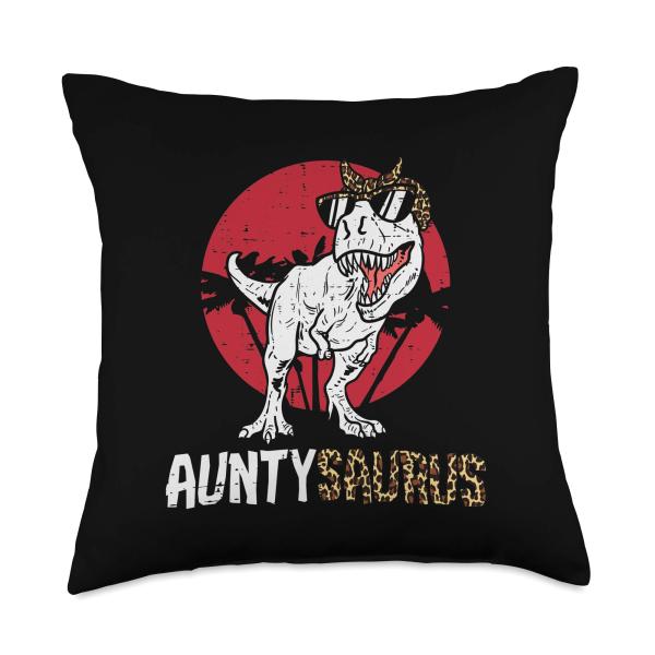 ・Grab this Aunty Saurus Trex throw pillow as a gift for your best mom, mama, grandma, nana, aunt or godmother! Perfect m...