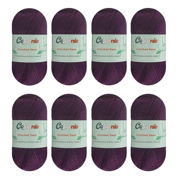 ・SUPERIOR FABRIC COMPOSITION - our 8 Skein Cotonnio cotton bamboo yarn consists of a unique fabric blend of 70% Rayon de...