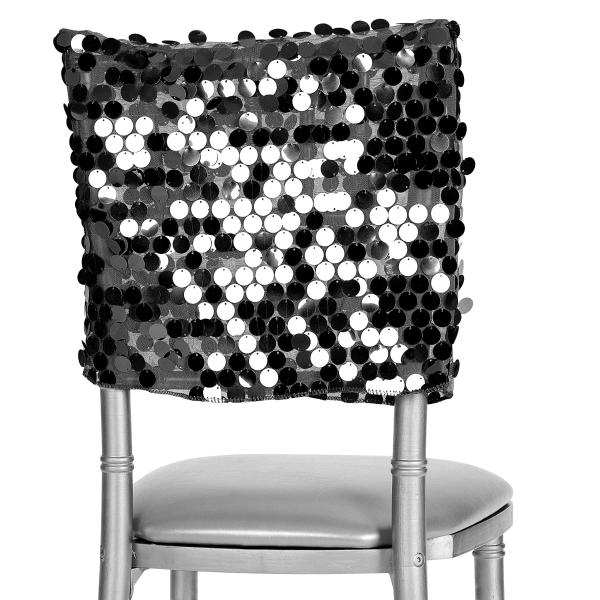 ・PACKAGE INCLUDES: Black paisley chair cap - 16"W x 14"L | 1 pc.・GORGEOUS DESIGN: These chair caps is decorated with seq...