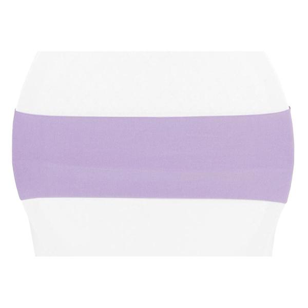 ・LUXURIOUS LAVENDER FINISH: Our Lavender Spandex Chair Band adds a touch of elegance and sophistication to any event, pe...