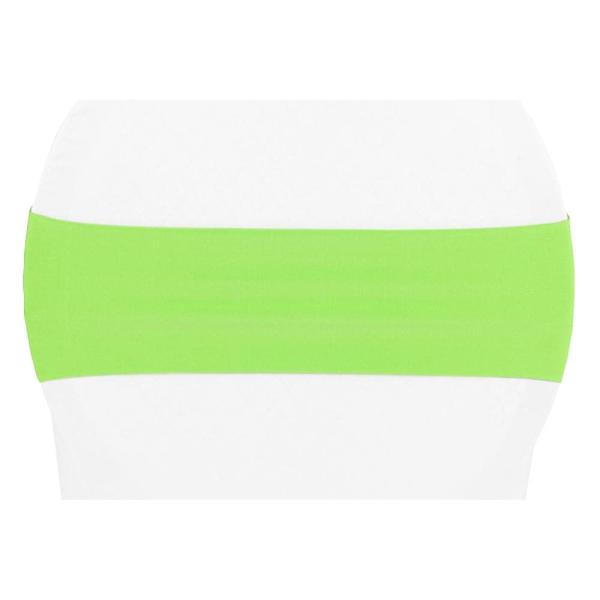 ・PACKAGE INCLUDES: Apple green spandex chair band - 5"W x12"L | 1 pc.・ELEGANT DESIGN: This spandex chair band is beautif...