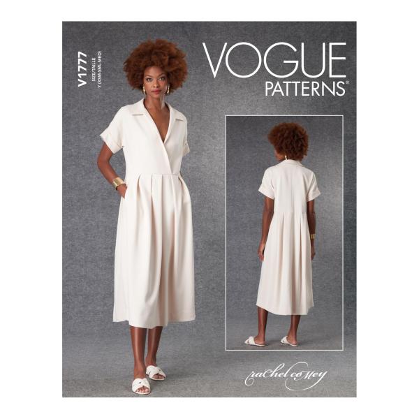・ブランド：Vogue・サイズ：Y（XS-S-M）・クラフト：洋裁・スタイル：ドレス・難易度：簡単