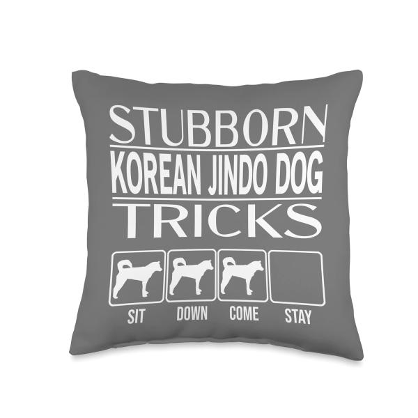 ・Stubborn Korean Jindo Dog Tricks - This funny Korean Jindo Dog design makes a great gift idea for Korean Jindo Dog love...