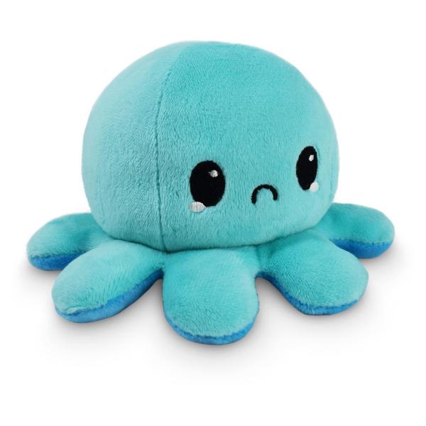・Compact Reversible Plushie: This 4-inch Octopus plush flips between two expressive sides for quick, playful mood change...