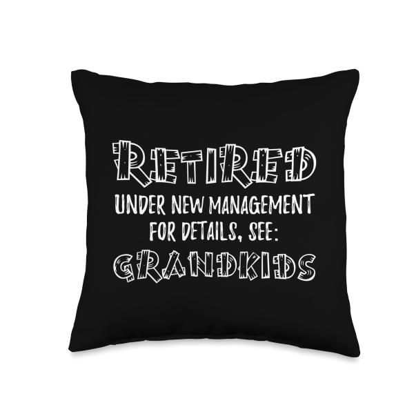 ・Retired Retirement design from Grandkids reads RETIRED under new management For details, see: Grandkids. A humorous tri...