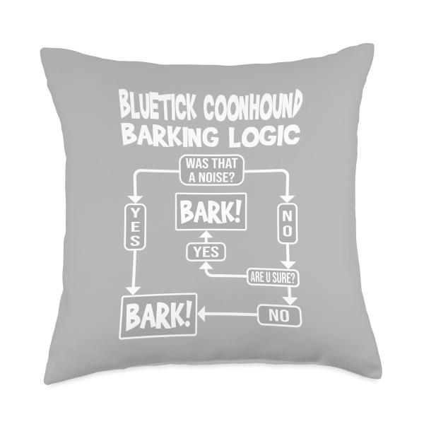 ・Bluetick Coonhound Barking Logic - This funny Bluetick Coonhound design makes a great gift for Bluetick Coonhound lover...