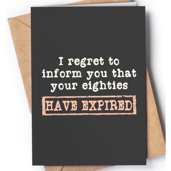 ・BLANK INSIDE for you to write a fun message for that special one. A great last-minute gift for an awesome birthday part...