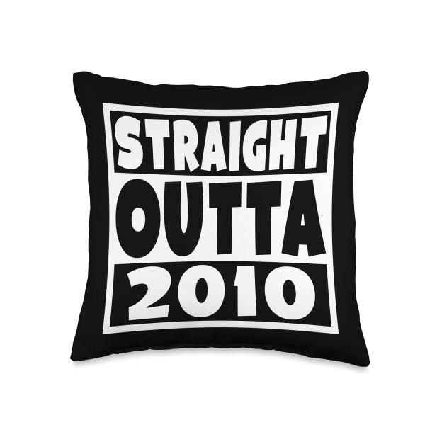 ・.Straight Outta 2010 Funny Birthday design for a man or woman born in the year 2010. Celebrate a happy birthday party o...