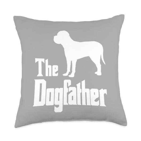 ・The Dogfather - funny Bull Mastiff design with dog silhouette print. If you love your Bull Mastiff dog, this funny dog ...
