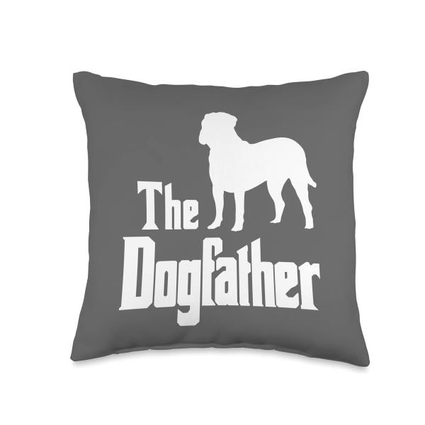 ・The Dogfather - funny Bull Mastiff design with dog silhouette print. If you love your Bull Mastiff dog, this funny dog ...