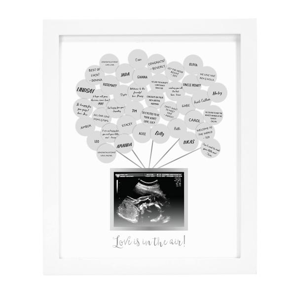 ・BABY SHOWER SIGNATURE KEEPSAKE: Create a meaningful memory from your celebration with this unique guest book picture fr...