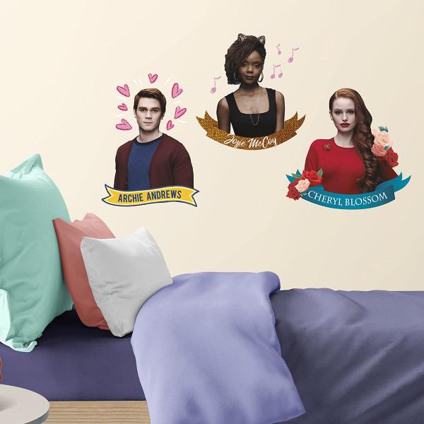 ・THIS RIVERDALE POSTER DECAL includes 6 wall decals that range in size from 11.8'' x 8.8'' to 9.3'' x 8.7''・ROOMSCAPES P...