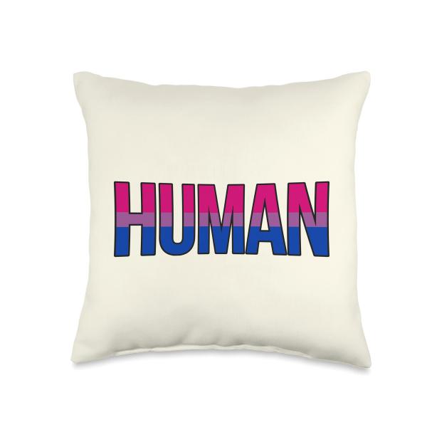 ・This LGBTQ Pride Human Cute Bisexual Pride Flag Color Aesthetic Merch art for the special bi and proud girlfriend, boyf...