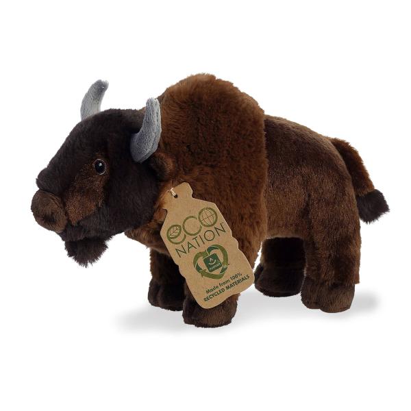 ・This plush is approx. 4" x 9" x 6.5" in size・High-quality, durable materials to ensure timeless Bison plush cuddles・Eco...
