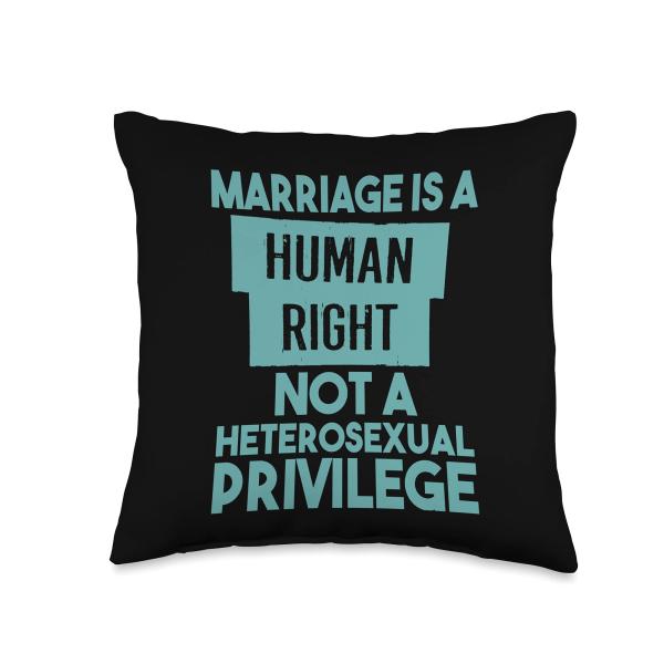 ・This LGBTQ Pride Marriage Is A Human Right Not A Heterosexual Privilege merch art for the special gay and proud girlfri...