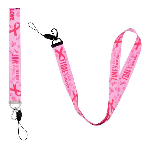 ・SIZE AND PACKAGE -- This package contains 2 pcs pink ribbon lanyards in different sizes, one lanyard is approx. 17.71 i...