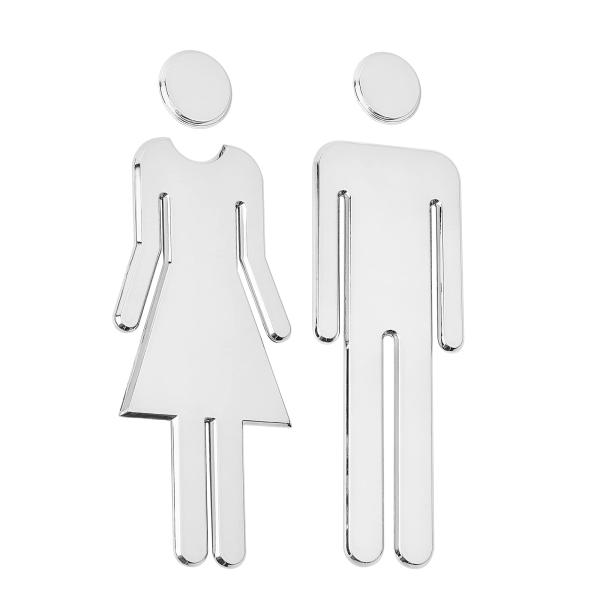 ・?[QUALITY MATERIAL]: The bathroom symbols are made from high quality plastic and practical ABS which could withstand da...