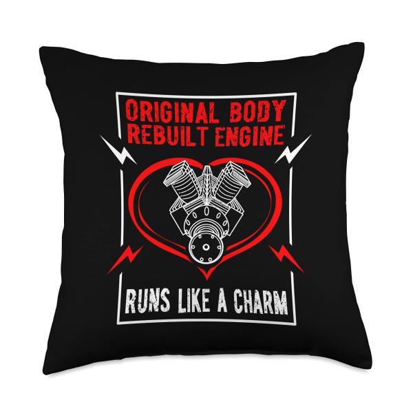 ・Original Body Rebuilt Engine Runs Like A Charm is a funny open heart surgery artwork that is suitable for men, women, b...