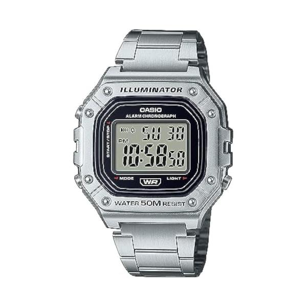 ・Flashes with buzzer that sounds for alarms, hourly time signals・1 Alarm・LED Light・Auto Calendar