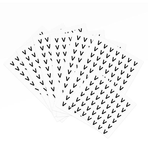 ・[Size] - 1.50inch(38mm) in diameter, black letter and white background.・[Feature] - Made of PVC Material, which is wate...