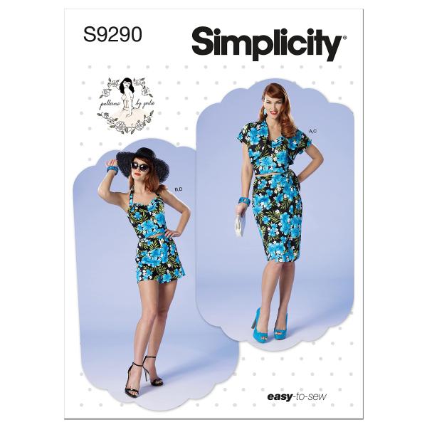 ・Women's sewing pattern packet comes with sewing templates, fabric recommendations, pattern pieces, sizing guides, and i...