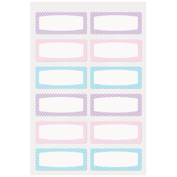 ・Includes an assortment of soft pastel designs to create name labels for clothing, party favors, personalized gifts, jac...