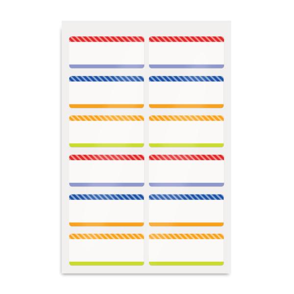 ・Includes an assortment of vibrant and colorful designs to create name labels for clothing, school uniforms, PE uniforms...