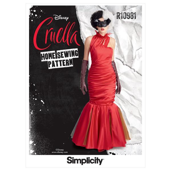 ・Women's costume sewing pattern packet comes with sewing templates, fabric recommendations, pattern pieces, sizing guide...