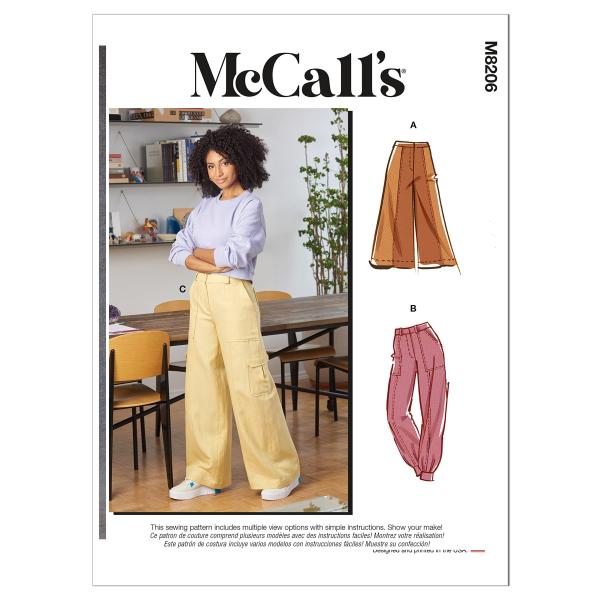 ・Women's sewing pattern packet comes with sewing templates, fabric recommendations, pattern pieces, sizing guides, and i...