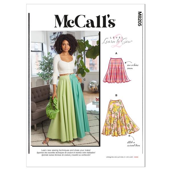 ・Women's sewing pattern packet comes with sewing templates, fabric recommendations, pattern pieces, sizing guides, and i...