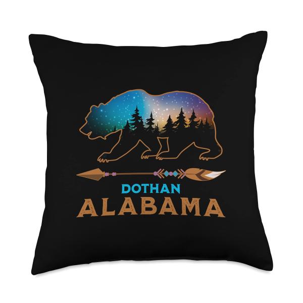 ・Dothan Alabama black bear with starry night sky souvenir keepsake memorabilia apparel to remember your family vacation ...