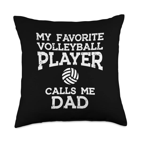 ・Grab this My Favorite Volleyball Player Dad throw pillow for your volleyball lover dad, daddy, father or papa! It's a p...
